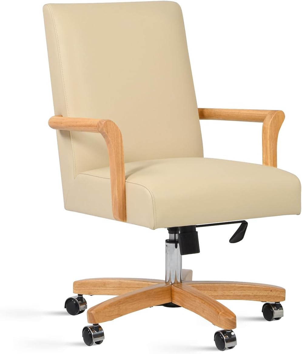 Jennifer Taylor Home Dumont Modern Farmhouse - Silla de oficina ejecut – Torno